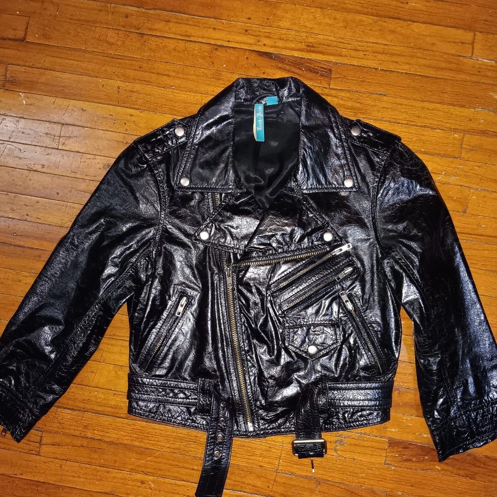 Truth + Pride Leather Jacket - Gem